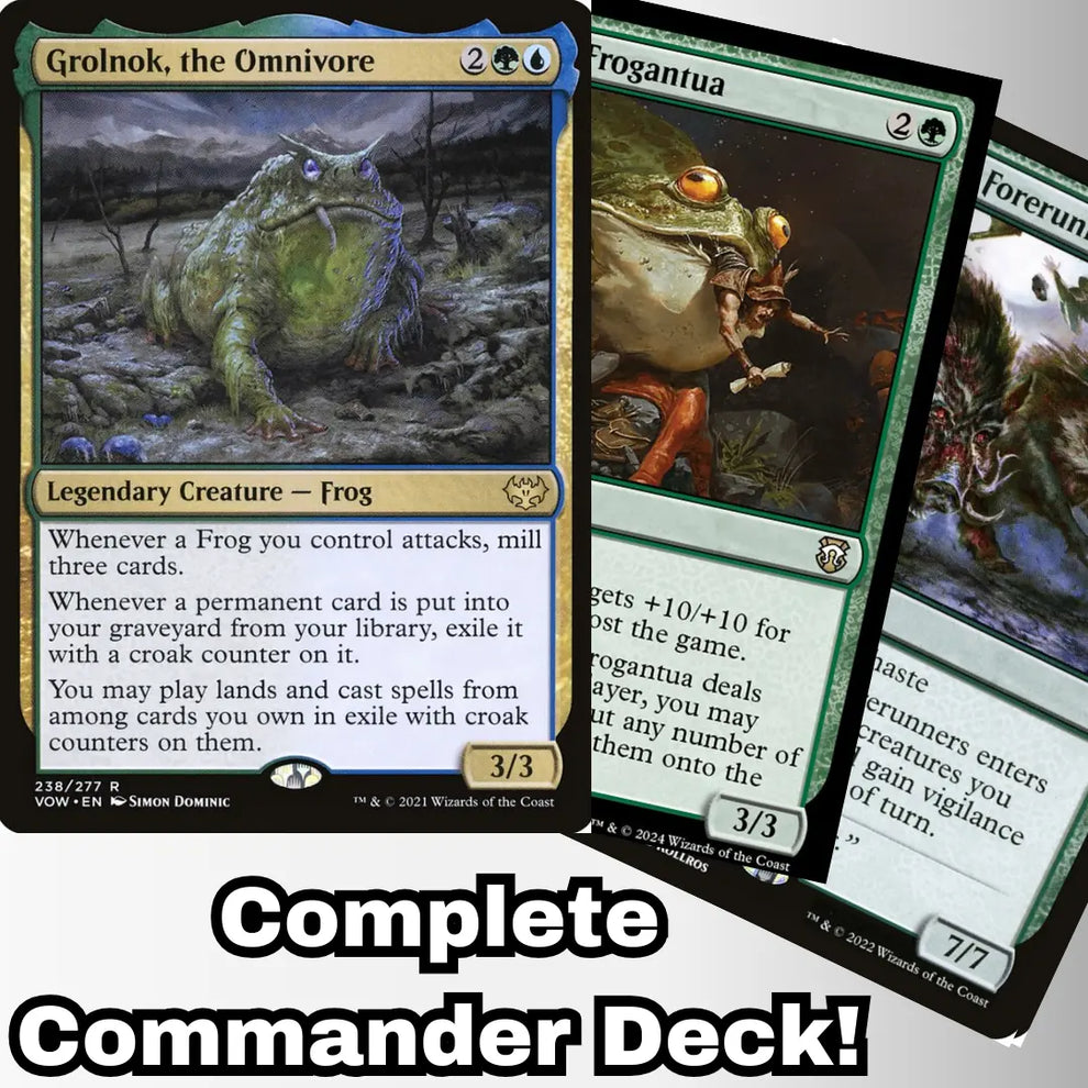 MTG Commander Deck EDH Deck Grolnok, the Omnivore 100 Magic Cards ...