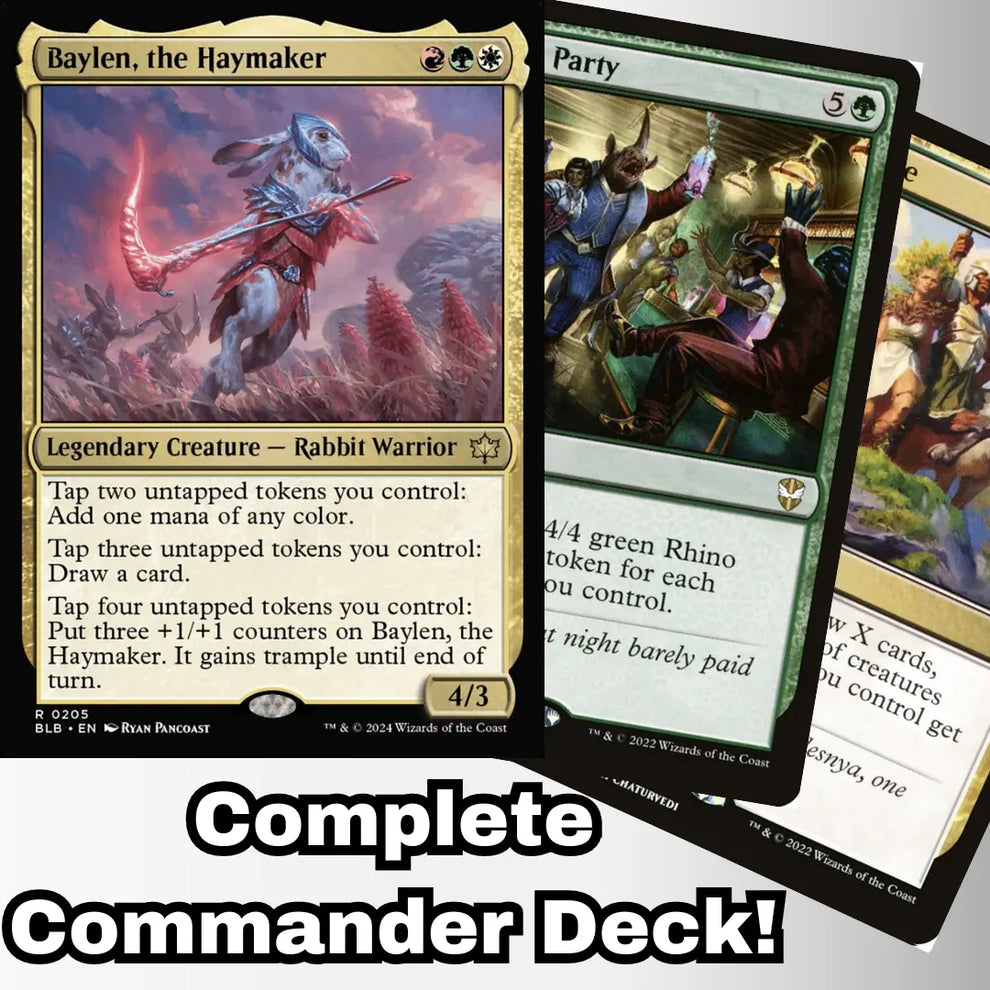 MTG Commander Deck EDH Deck Baylen, the Haymaker 100 Magic Cards ...