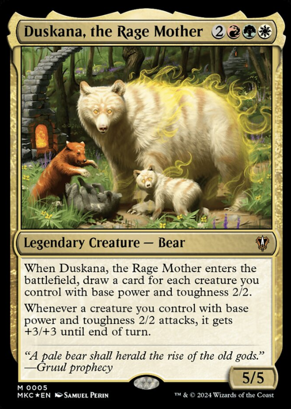 MTG Commander Deck EDH Deck Duskana, the Rage Mother 100 Magic Cards C ...