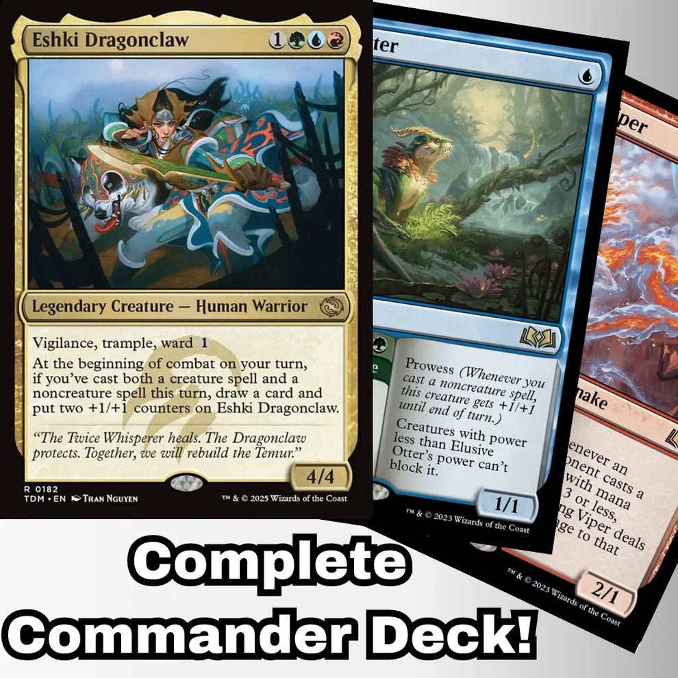 MTG Commander EDH Deck Eshki Dragonclaw 100 Cards Custom Temur Tarkir: – Moonveil Games