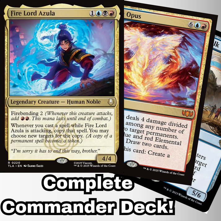 MTG Commander Deck EDH Deck Fire Lord Azula 100 Magic Cards Custom Dec – Moonveil Games
