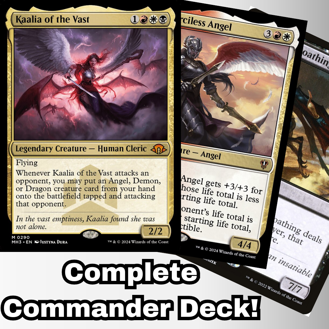 MTG Commander Deck EDH Deck Kaalia of the Vast 100 Magic Cards Custom ...