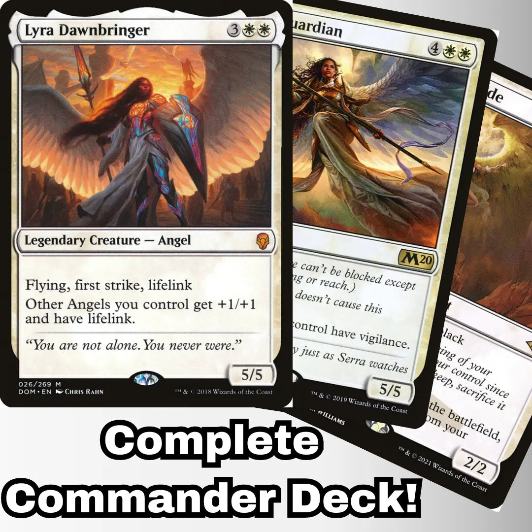 MTG Commander Angel Deck EDH Deck Lyra Dawnbringer 100 Magic Cards Cus ...