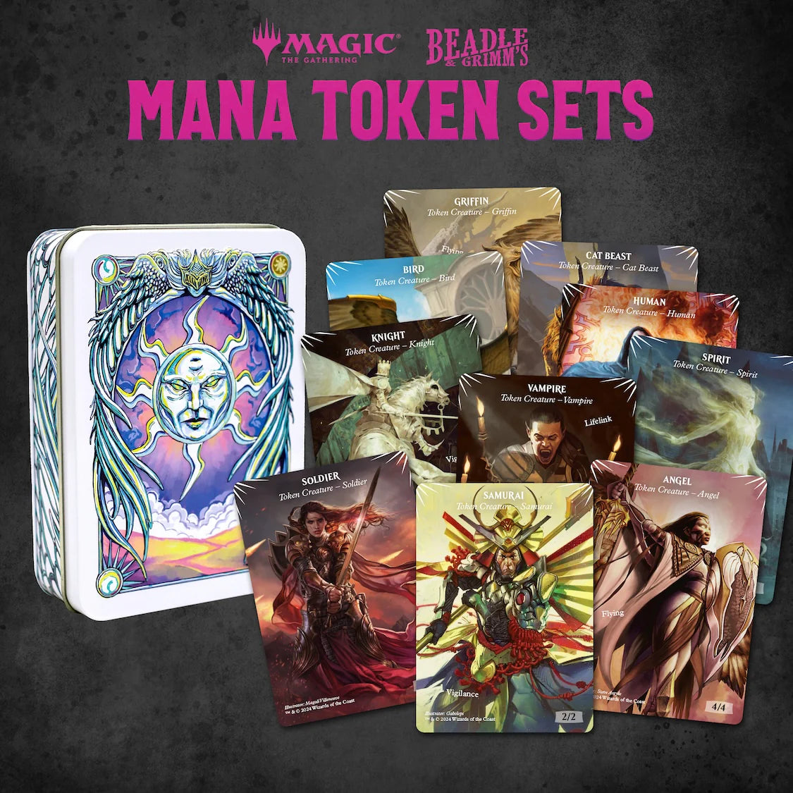 Magic the Gathering Token Set: Beadle & Grimm's Mana White – Moonveil Games