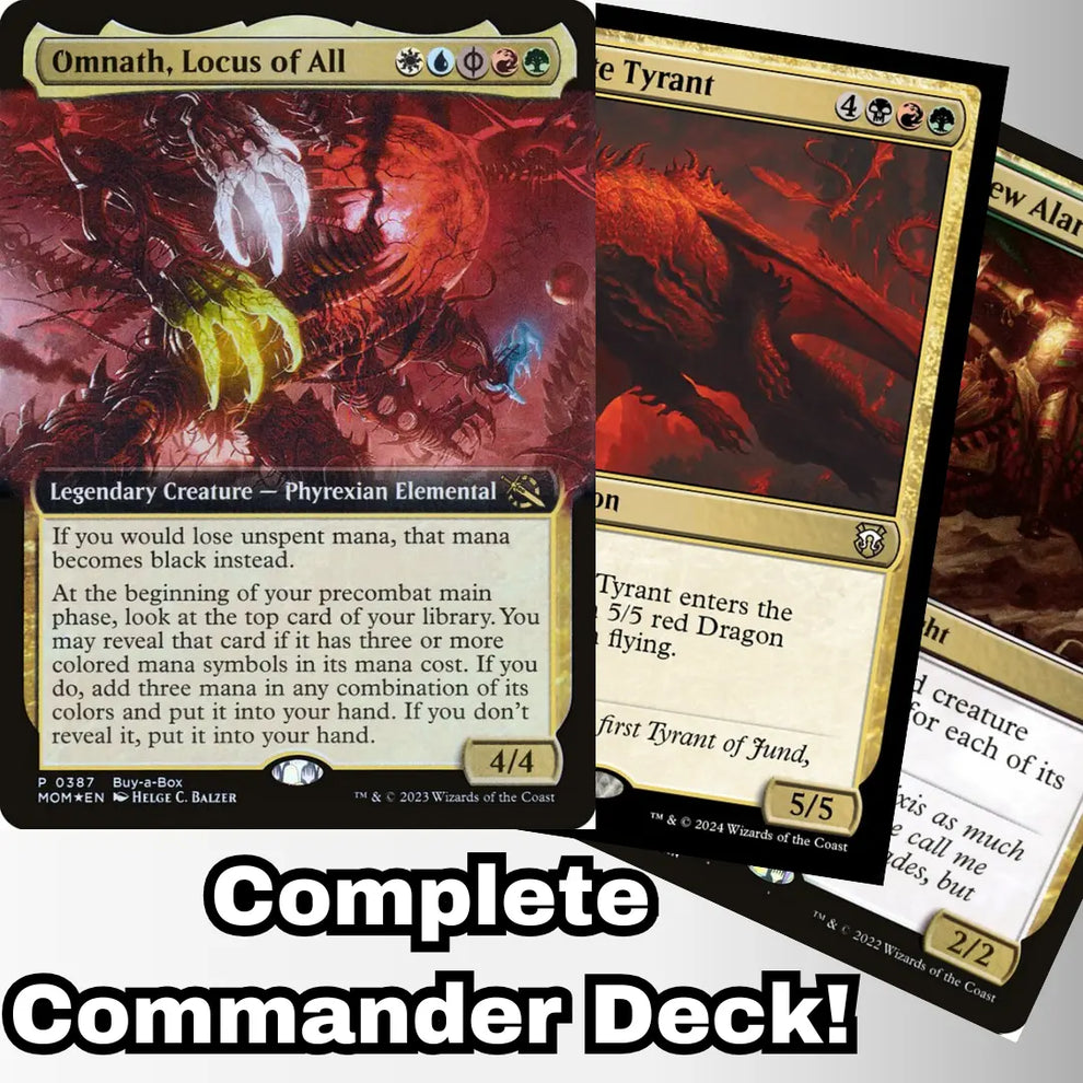MTG Commander Deck EDH Deck Omnath, Locus of All 100 Magic Cards ...