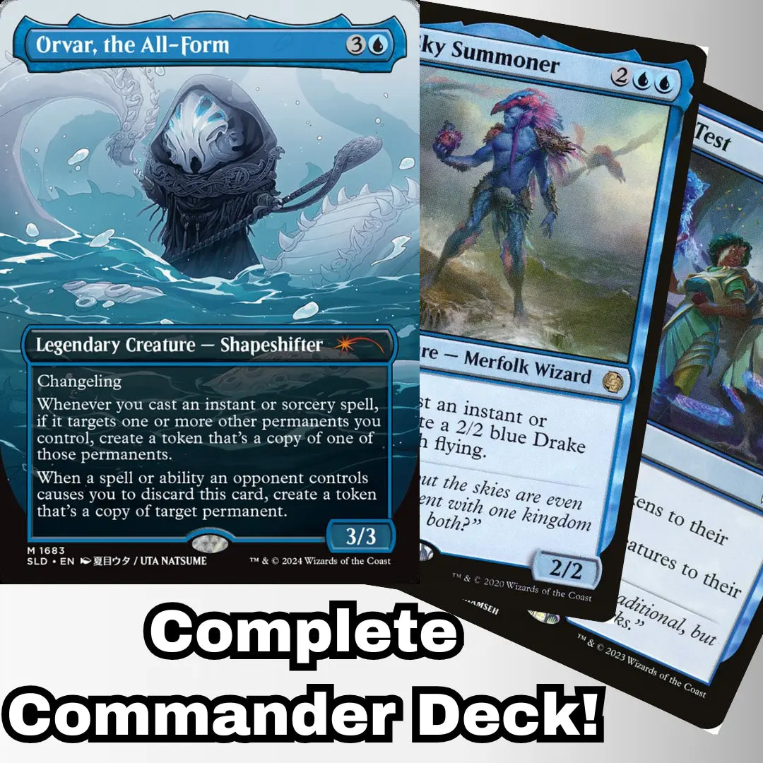 MTG Commander EDH Orvar, the All-Form 100 Magic Cards Custom – Moonveil ...