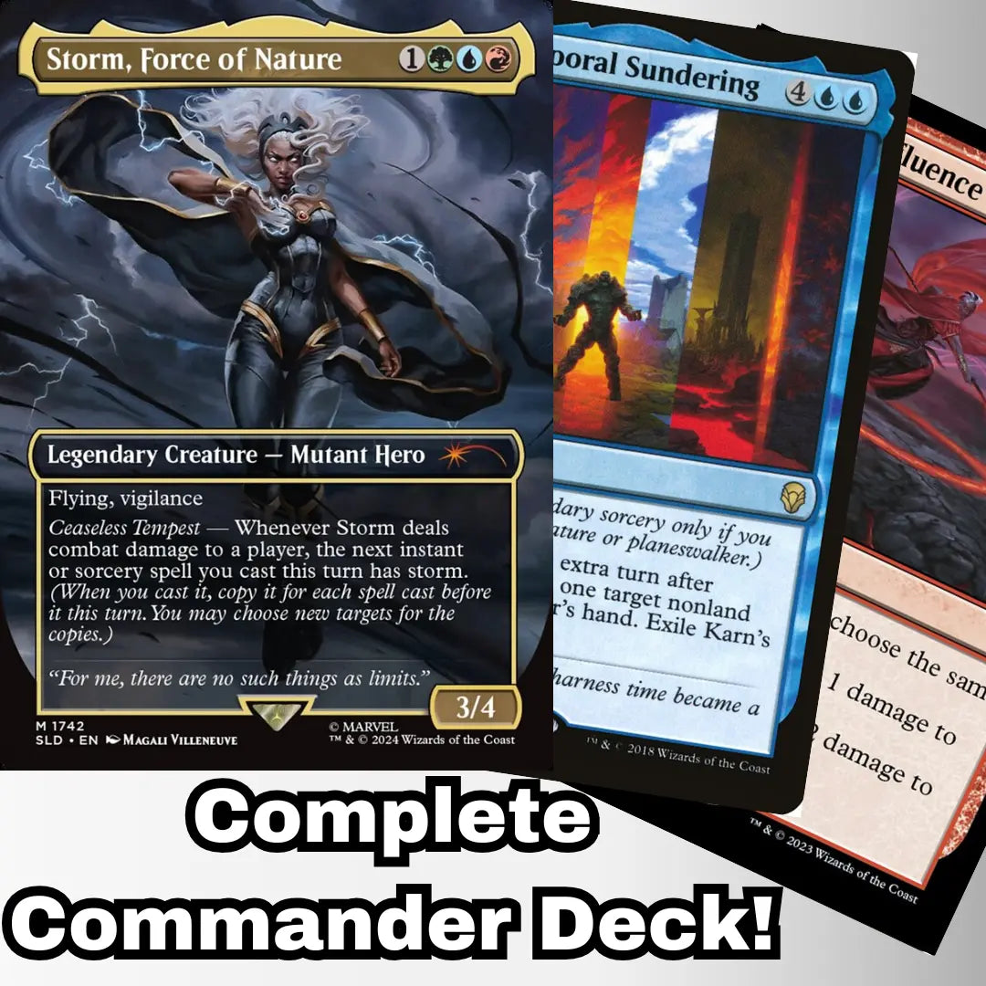 MTG Commander Deck EDH Deck Storm, Force of Nature 100 Magic Cards ...