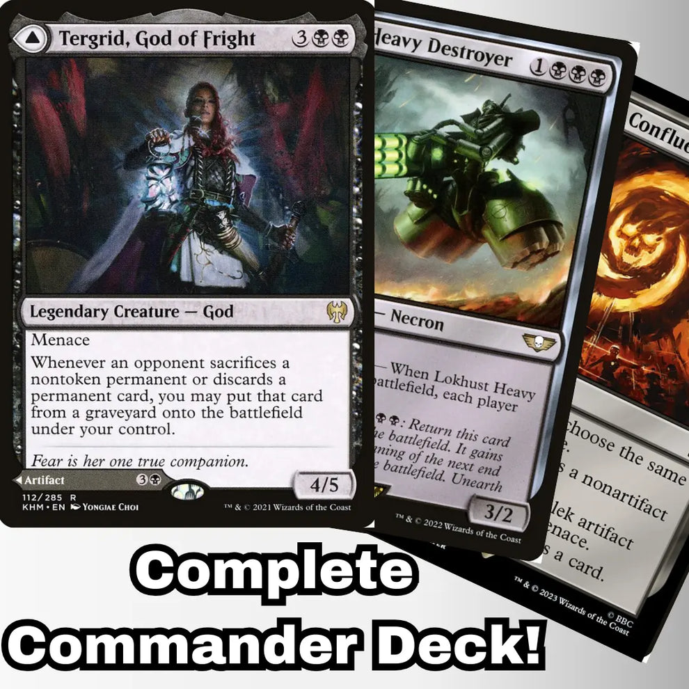 MTG Commander Deck EDH Deck Tergrid, God of Fright 100 Magic Cards ...