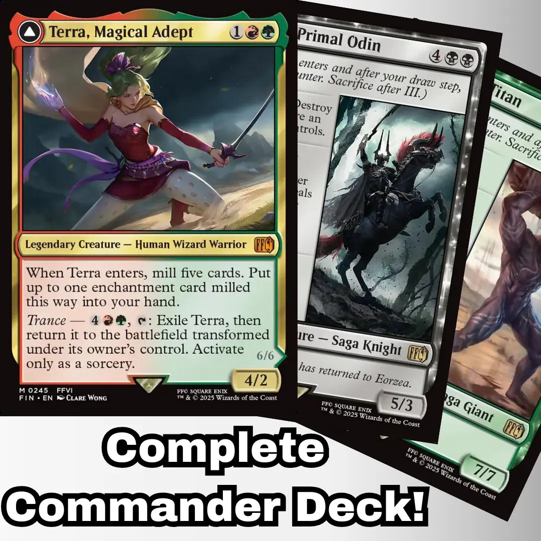 MTG Commander EDH Terra, Magical Adept 100 Cards Custom Deck 5 Color ...