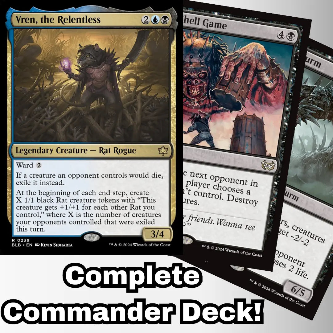 MTG Commander Deck EDH Deck Commander Vren, the Relentless 100 Magic ...