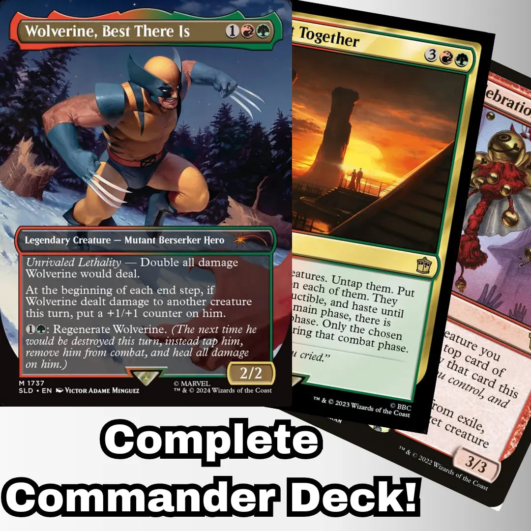 MTG Commander Deck EDH Deck Wolverine, Best There Is 100 Magic Cards ...