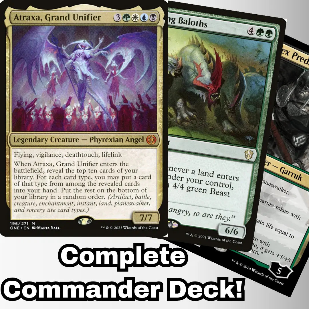 MTG Commander Deck EDH Deck Atraxa, Grand Unifier 100 Magic Cards ...