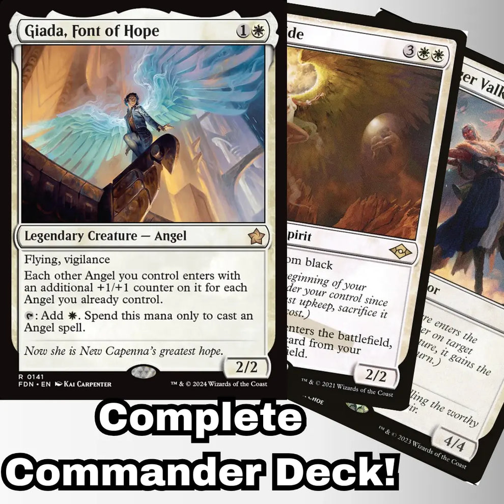 MTG Commander Angel Deck EDH Deck Giada, Font of Hope 100 Magic Cards ...