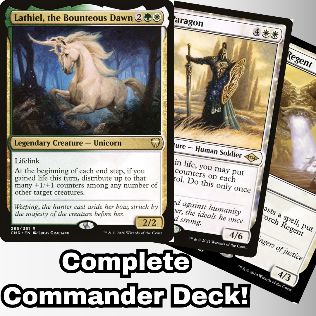 MTG Commander Deck EDH Deck Lathiel, the Bounteous Dawn 100 Magic Card ...