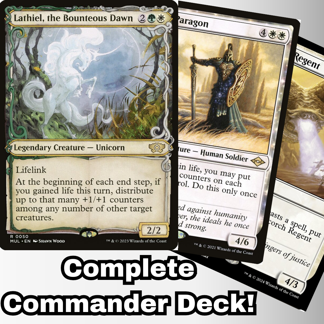 MTG Commander Deck EDH Deck Lathiel, the Bounteous Dawn 100 Magic ...