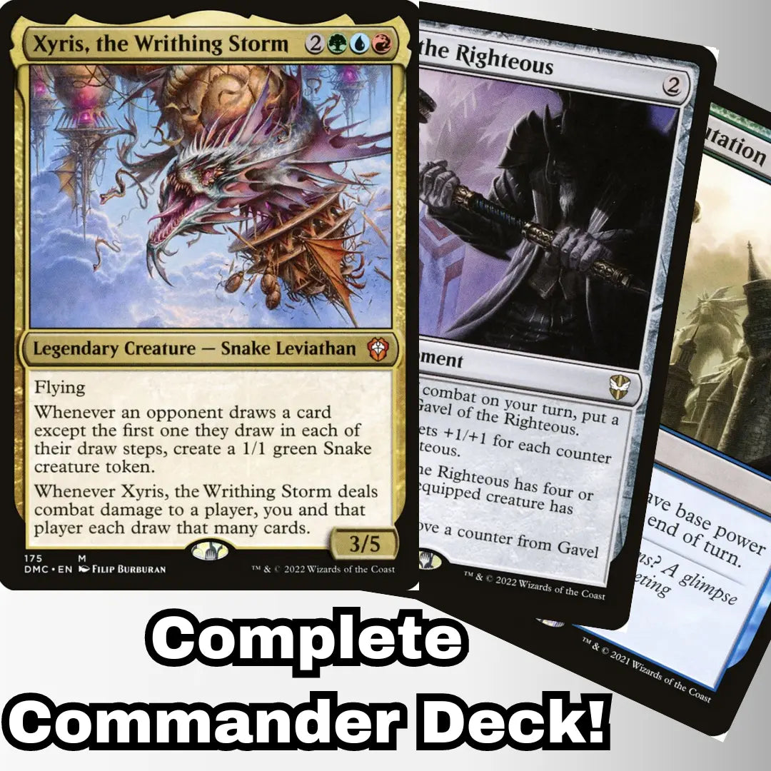 MTG Commander Deck EDH Deck Xyris, the Writhing Storm 100 Magic Cards ...
